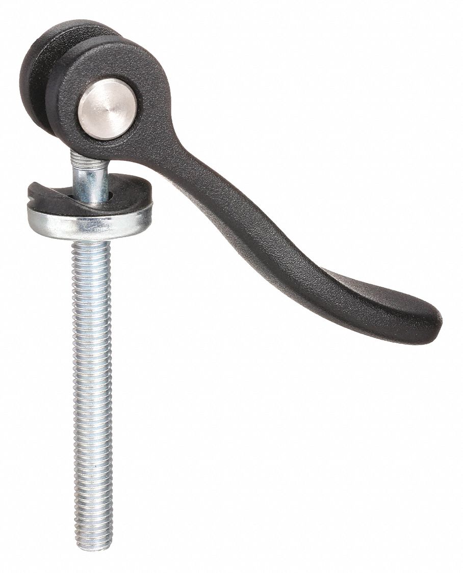 KIPP, Adjustable, Aluminum w/ Steel Thread, Cam Handle - 6JRD3|K0006 ...