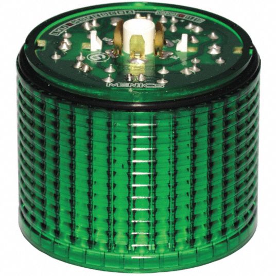 24V AC/DC, Green, Tower Light Module Flashing - 6JZG3|6JZG3 - Grainger