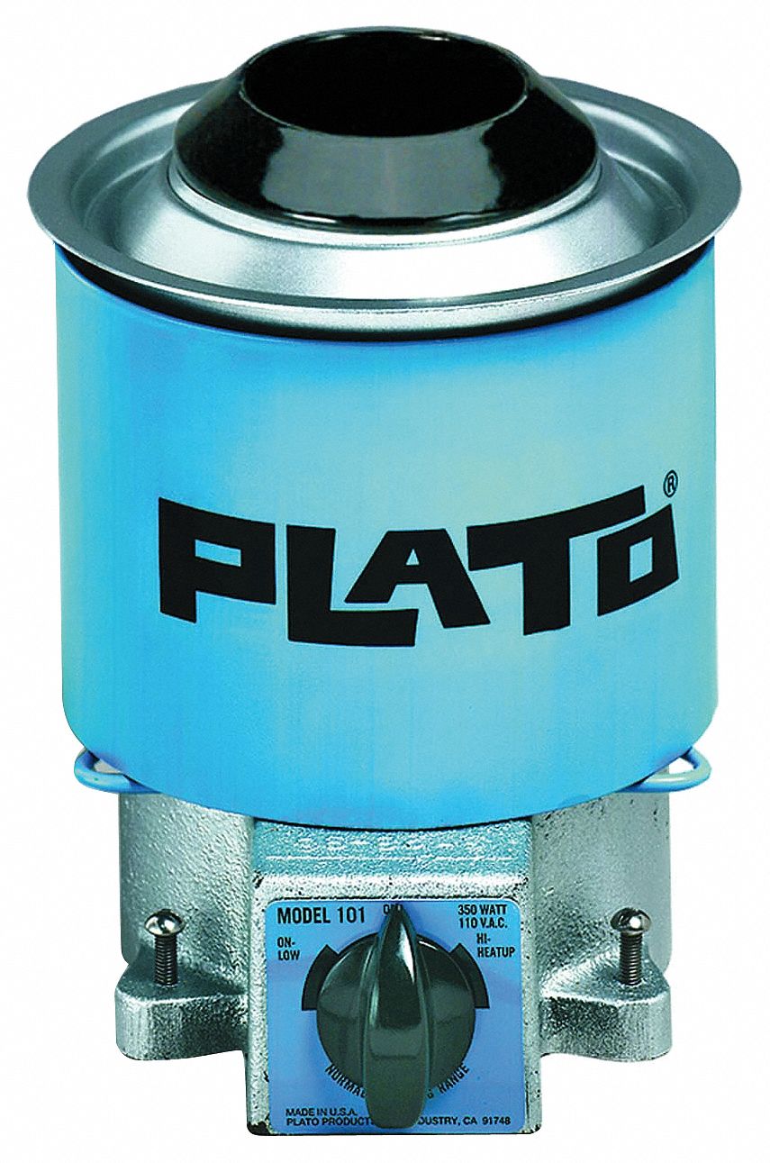 PLATO Solder Pot, 350 W, 500-975 F, Porcelain - 6KCK0|SP-101P - Grainger