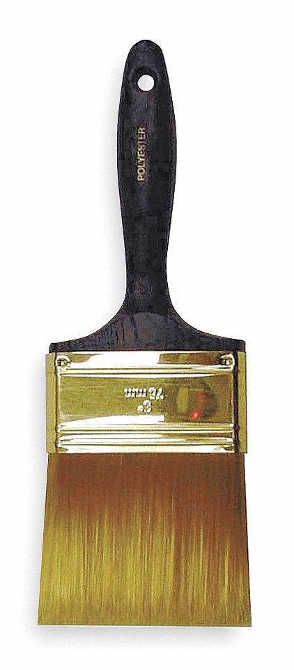 Paint Brush, Brush Style Flat Sash, Brush Size 3 in - Grainger