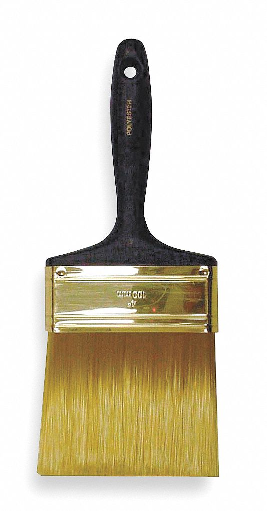 Paint Brush, Brush Style Flat Sash, Brush Size 4 in, Bristle Length 3 7 ...