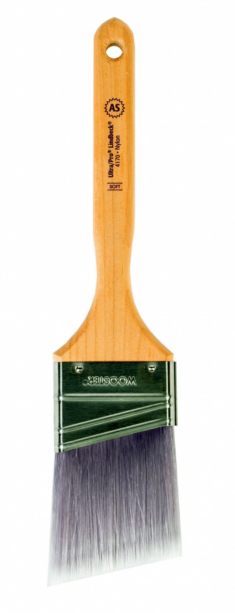 WOOSTER Paint Brush: Angle Sash Brush, 2 1/2 in, Synthetic, Nylon ...