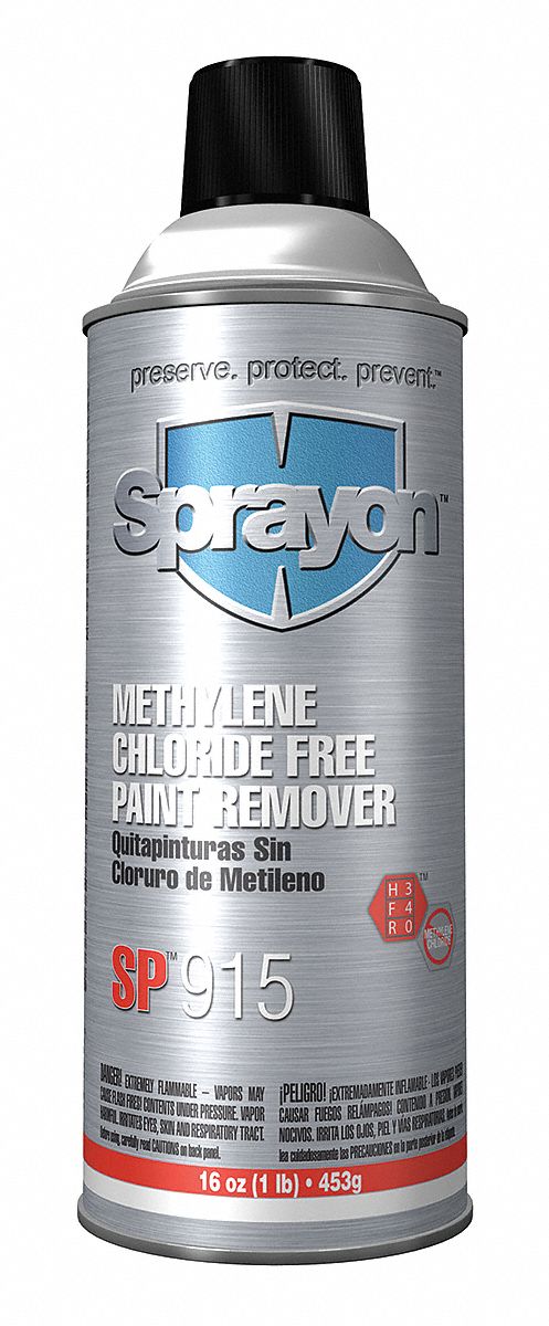 SPRAYON Adhesive and Paint Remover: Solvent, Aerosol, 16 oz - 6KDX8 ...