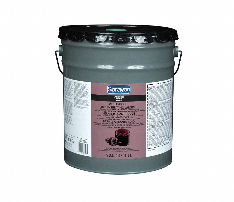 SPRAYON Barniz Aislante 5 gal. Rojo - 6KDY4 | A60150000 - Grainger México