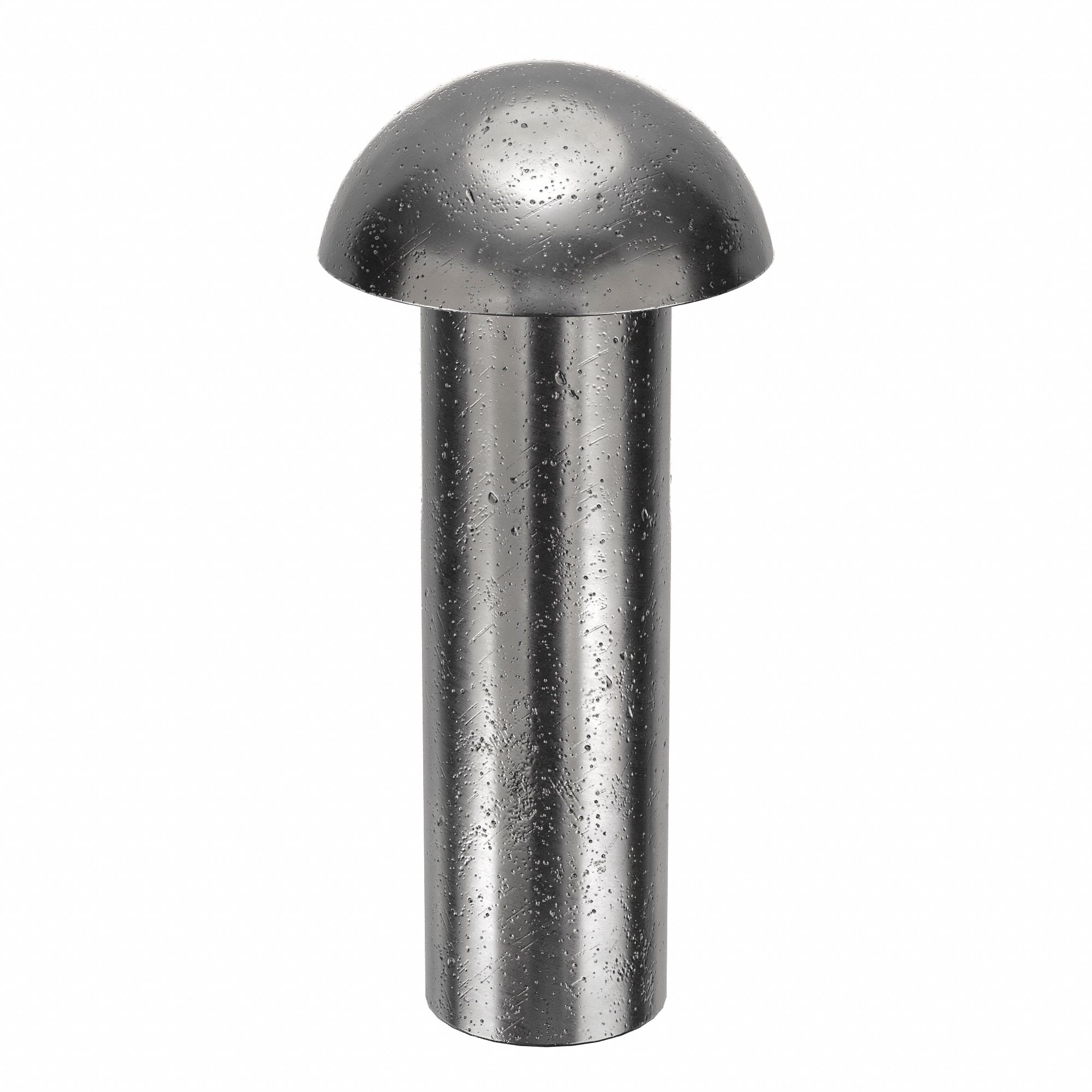Inch, Dome, Solid Rivet,1/2 in L,Dome,PK250 - 6KE62|350508 - Grainger