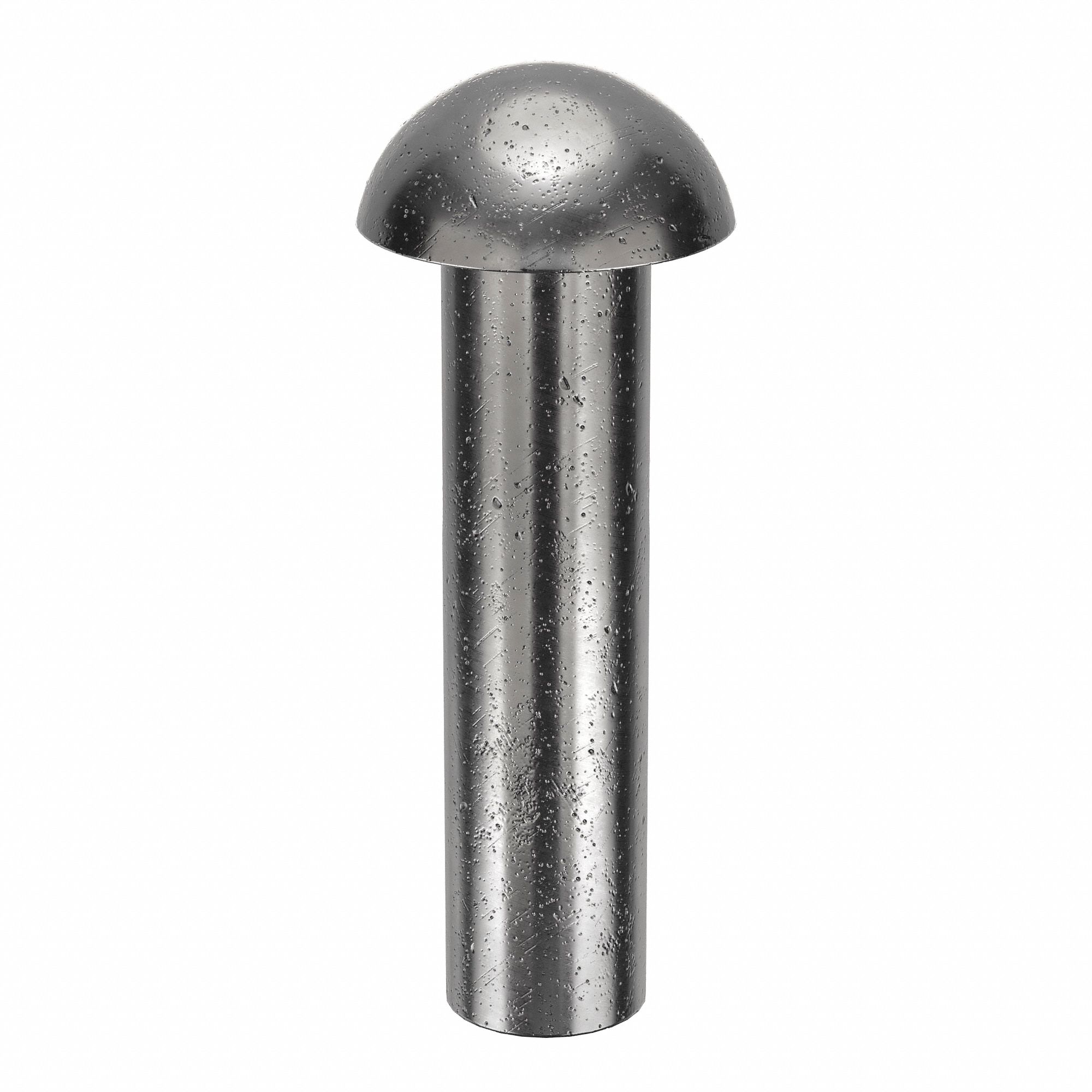 Inch, Dome, Solid Rivet,3/4 in L,Dome,PK125 - 6KE76|350612-1 - Grainger