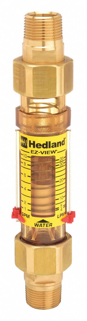 HEDLAND, Flow Meter, Scale, Mechanical Flowmeter - 6KEW9|H625-010-R ...