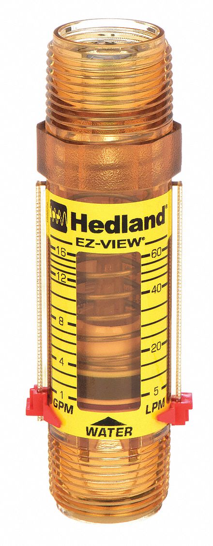 HEDLAND, Flow Meter, Scale, Mechanical Flowmeter - 6KEY2|H621-016-R ...