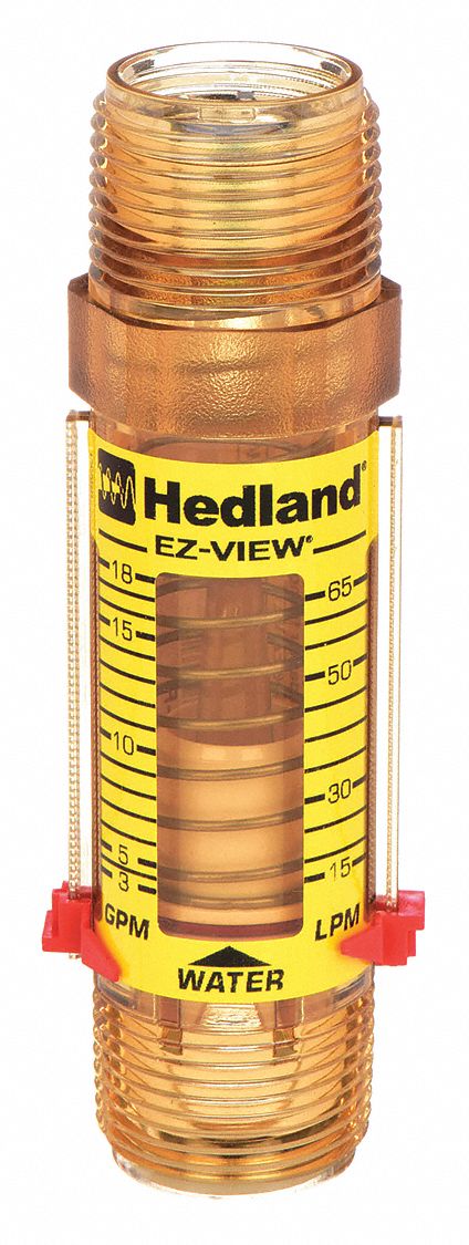 HEDLAND, Flow Meter, Scale, Mechanical Flowmeter - 6KEY3|H621-018-R ...