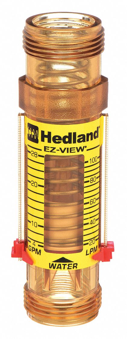HEDLAND, Flow Meter, Scale, Mechanical Flowmeter - 6KEY4|H621-028-R ...