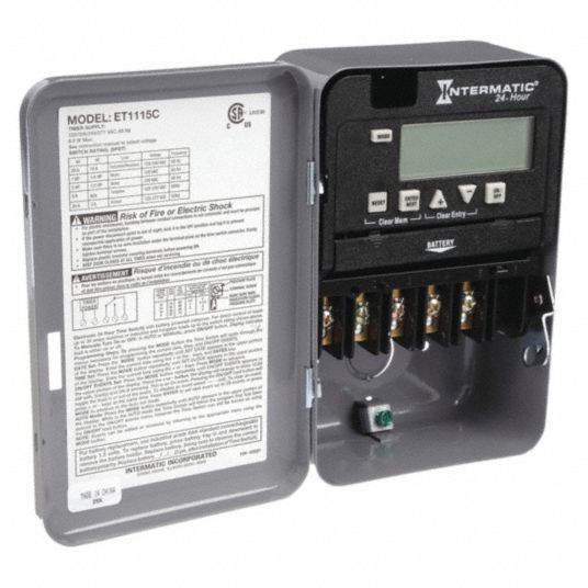 INTERMATIC, SPDT, Electronic Timer - 6KFF4|ET1115C - Grainger