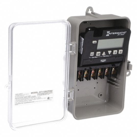 INTERMATIC, 24 hr, Astronomic, Electronic Timer - 6KFF7|ET1125CPD82 ...