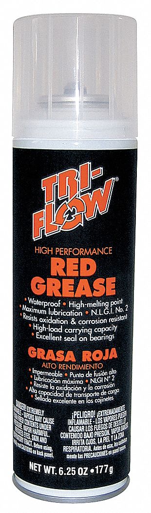 Red, Aluminum Complex, Grease, 12 oz, 2 NLGI Grade - Grainger