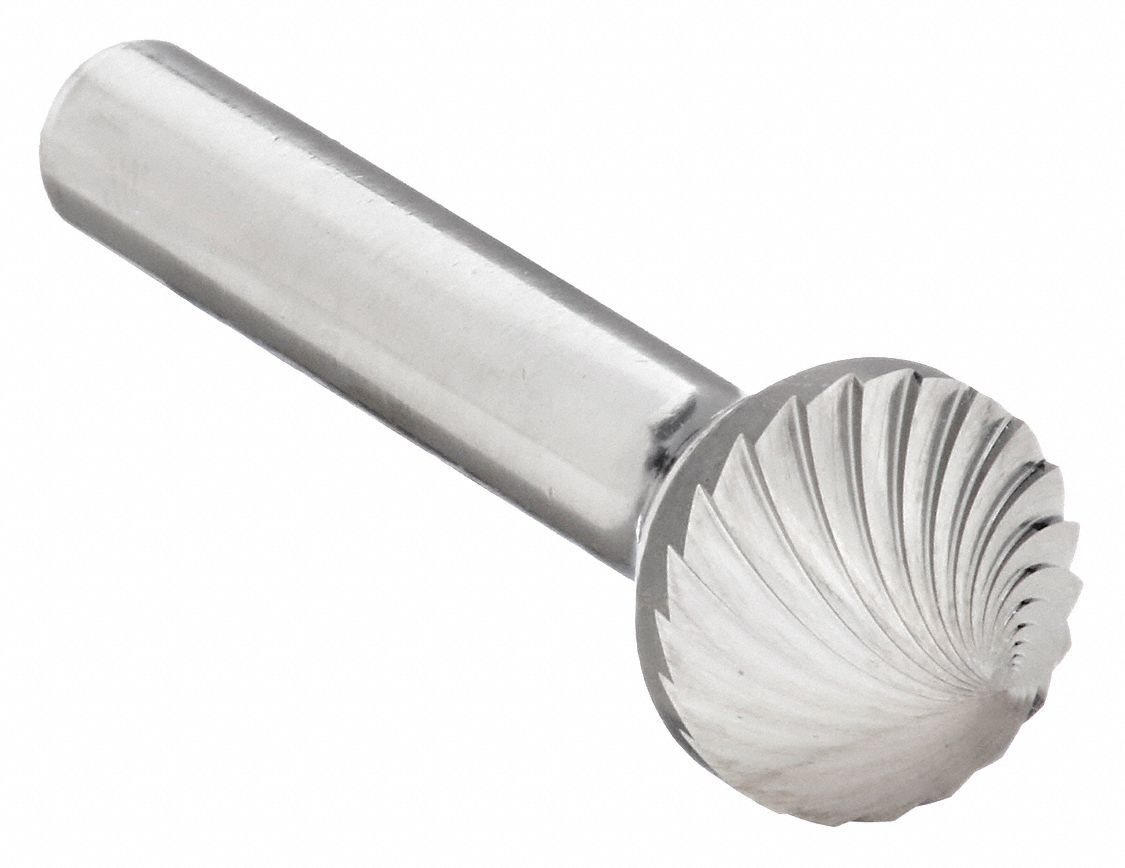 WIDIA METAL REMOVAL, 1/2 in Body Dia., 1/4 in Shank Dia., M40640 ...
