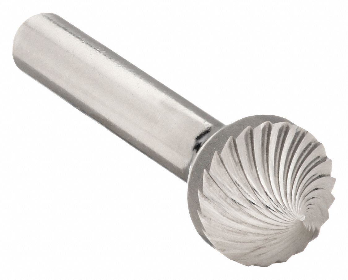 WIDIA METAL REMOVAL, 1/2 in Body Dia., 1/4 in Shank Dia., M40641 ...