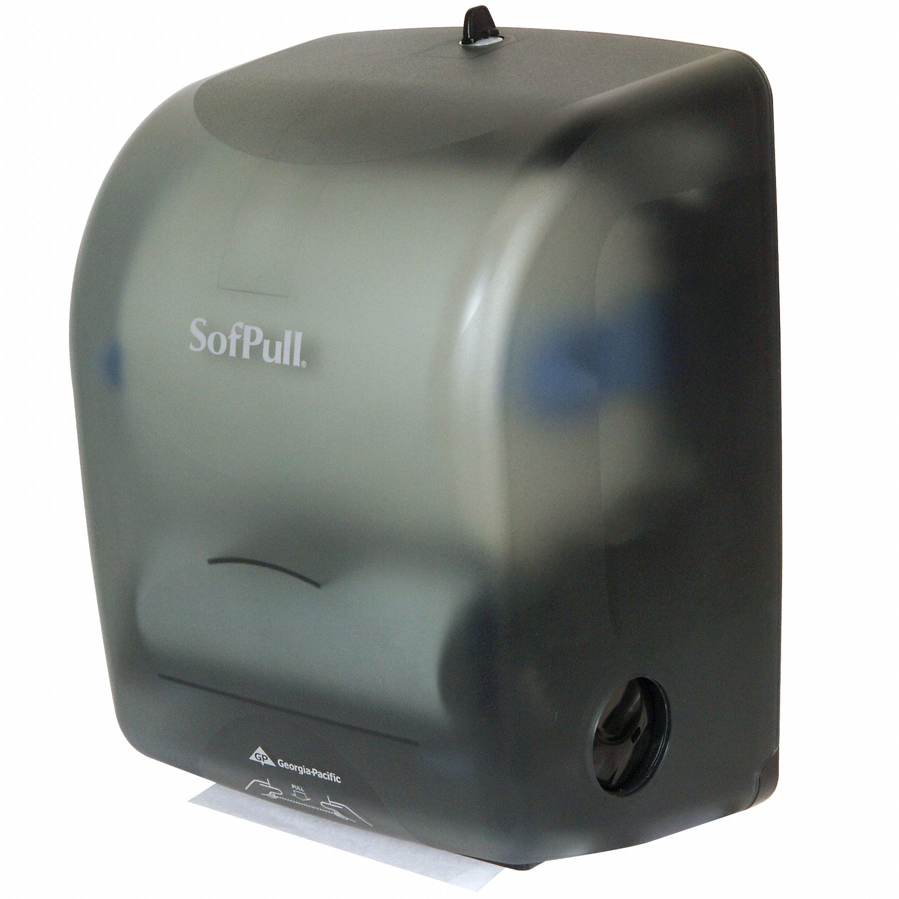 GEORGIA-PACIFIC Paper Towel Dispenser, SofPull®, (1) Roll w/Stub Roll ...