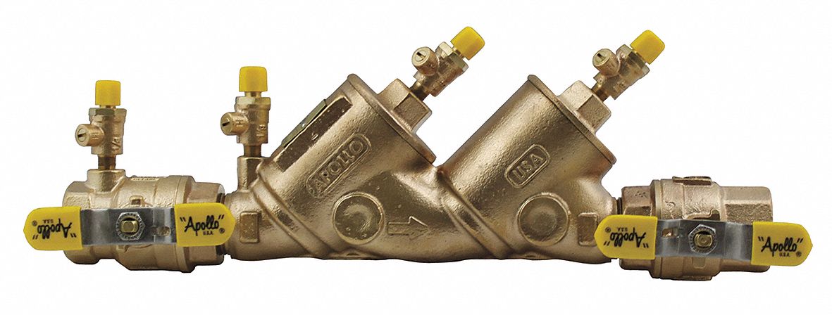 Backflow Preventer, Apollo 4A-100 Series, FNPT Connection - Grainger