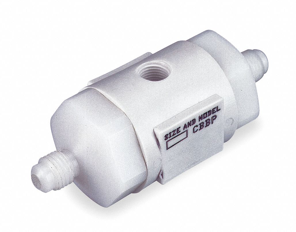 APOLLO Dual Check Valve: Dual Flow, Inline, Polyphenylene Oxide, 3/8 in ...