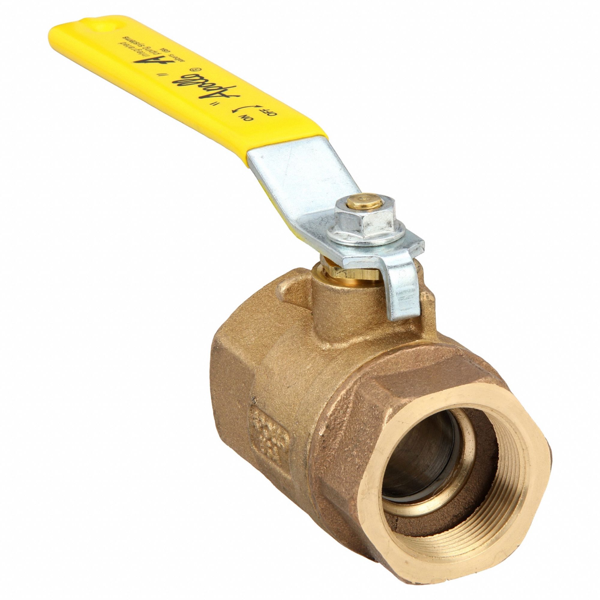 APOLLO, 1 1/2 in, Bronze, Manual Two-Way Ball Valve - 6KK53|7010701 - Grainger