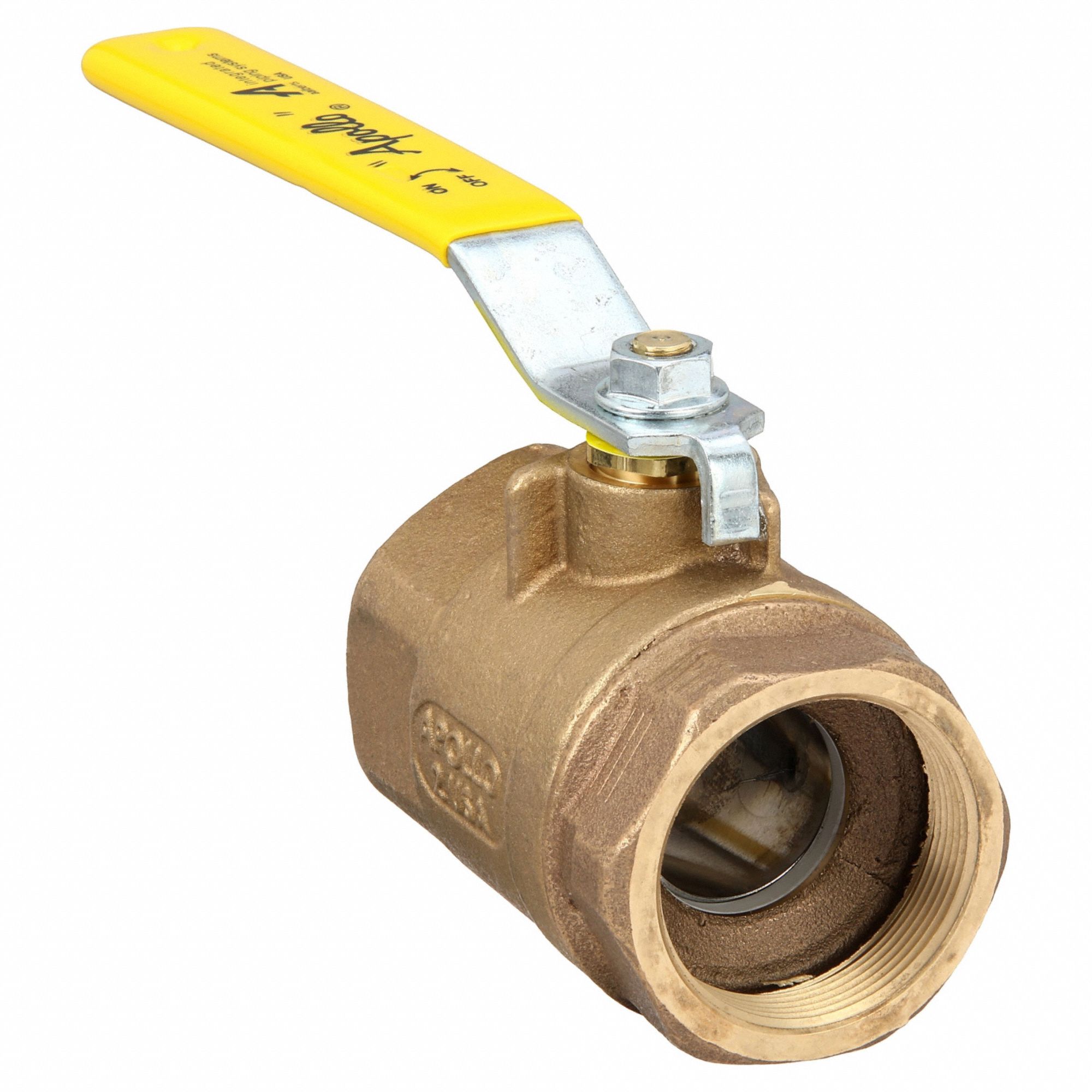 APOLLO, 2 in, Bronze, Manual Two-Way Ball Valve - 6KK54|7010801 - Grainger