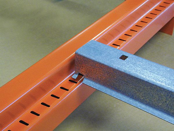 INTERLAKE MECALUX Travesaño p/Encastrar,L 42pulg,Gris - Barras ...