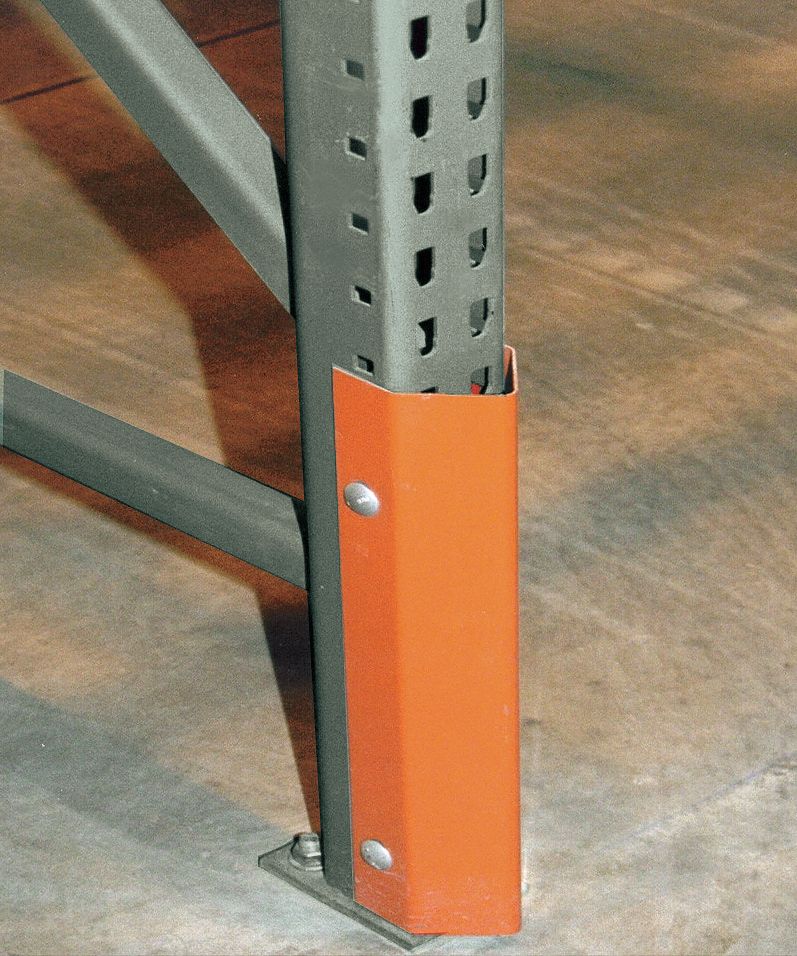 INTERLAKE MECALUX 3-1/4"W x 24"H Steel Pallet Rack Guard - 6KL58 ...