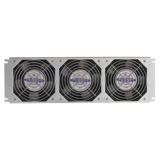 DAYTON, Equipment Rack Air-Distribution Fan Strip, 115V AC, Equipment ...