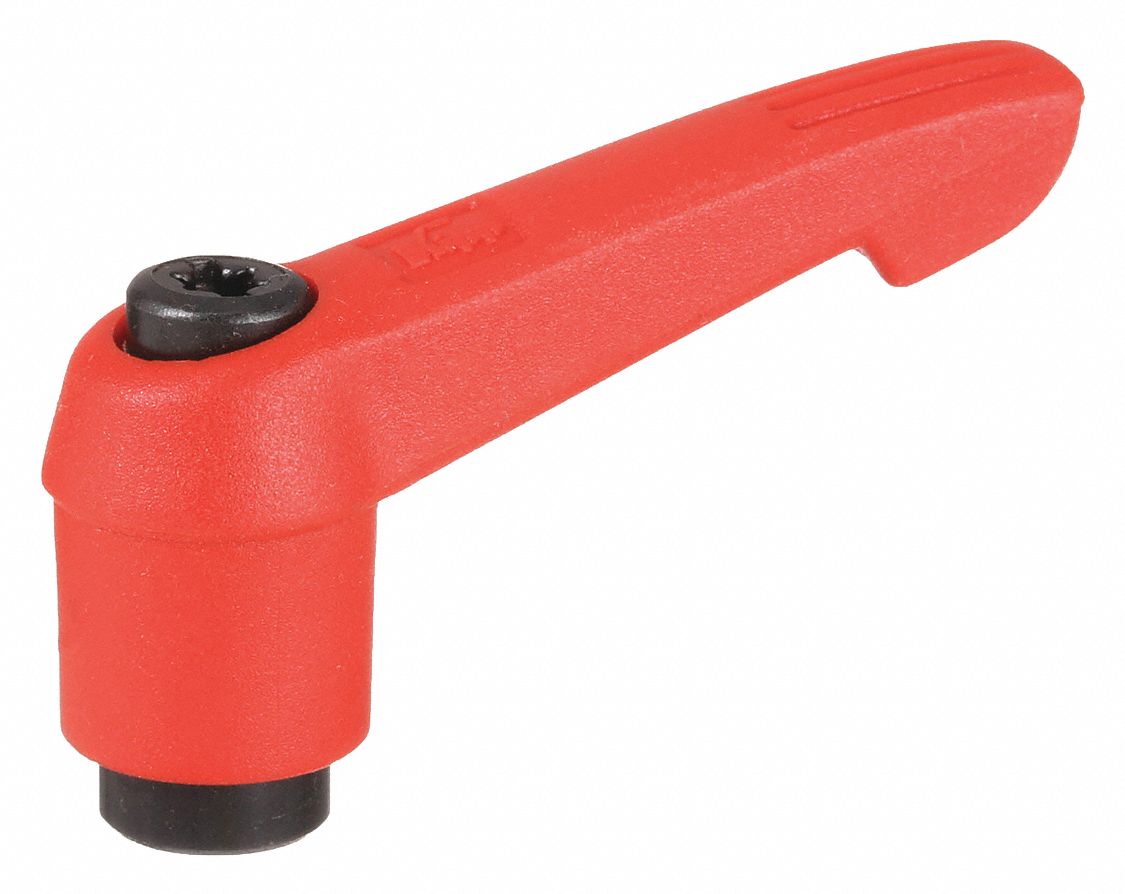 KIPP, Plastic w/ Steel Thread, 1/4"-20 Thread, Adjustable Handle ...