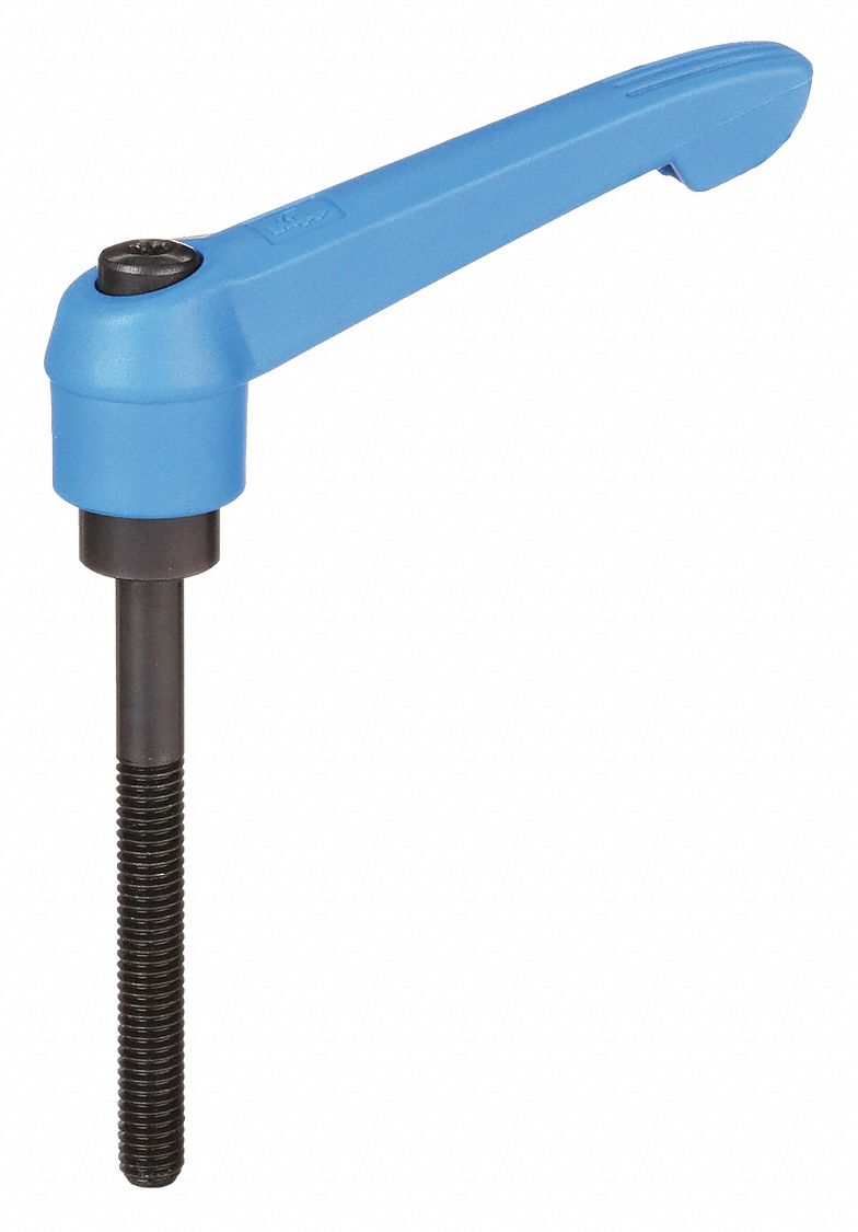KIPP, Plastic w/ Steel Thread, 3/8"-16 Thread, Adjustable Handle ...