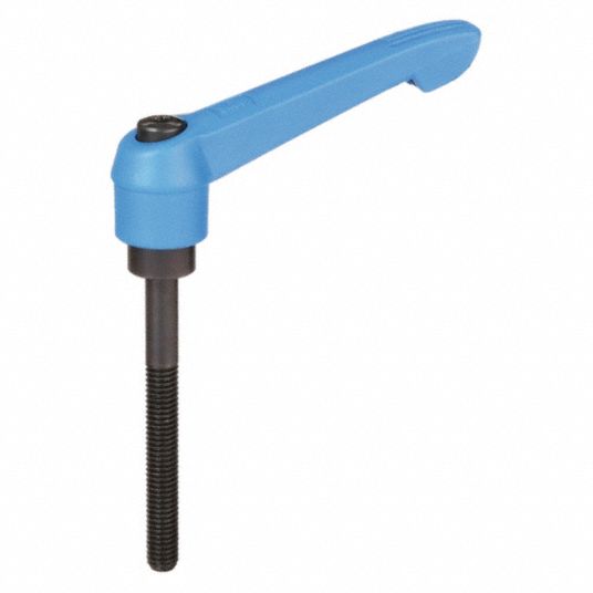 KIPP, Plastic w/ Steel Thread, 3/8"-16 Thread, Adjustable Handle ...