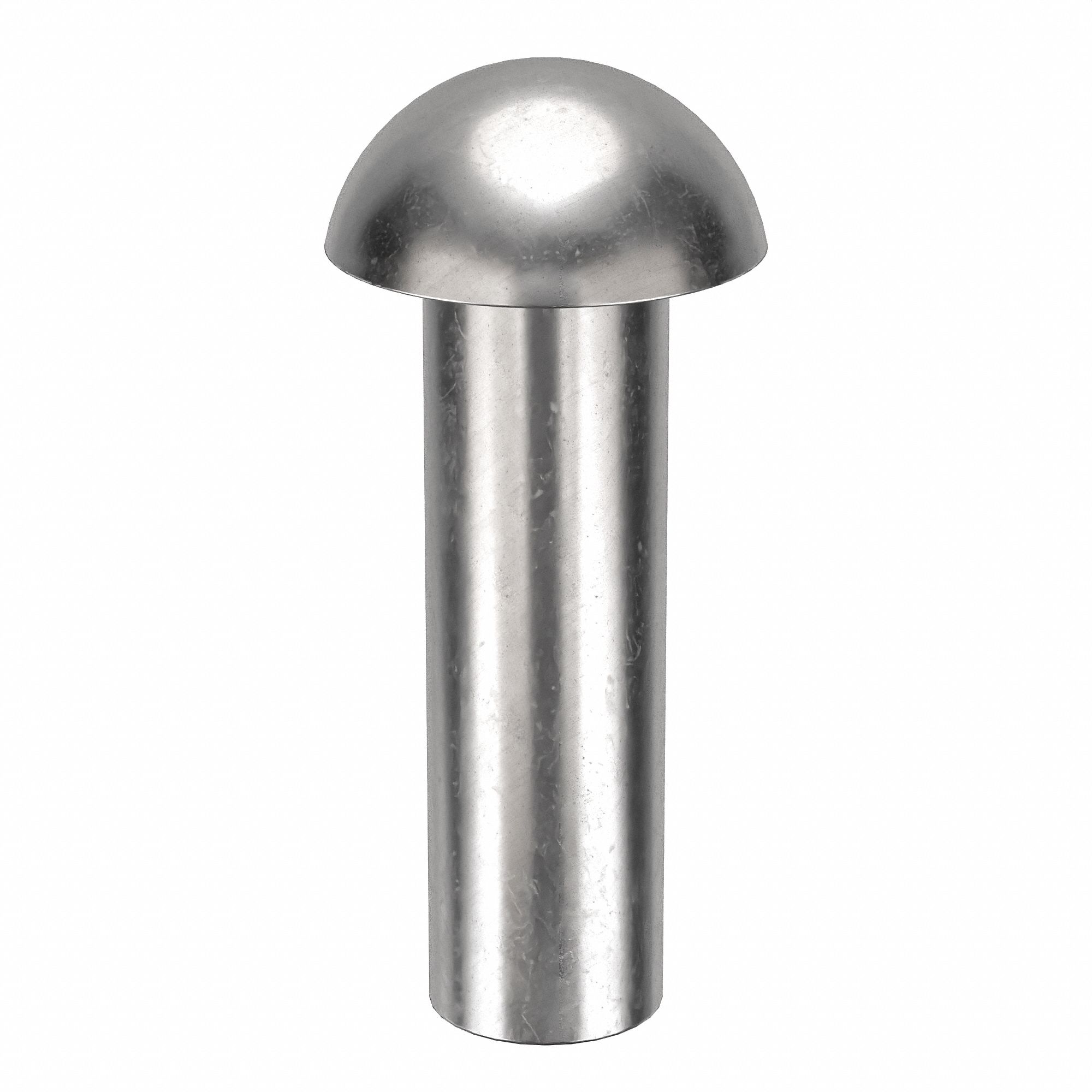 Inch, Dome, Solid Rivet,5/8 in L,Dome,PK50 - 6KU60|35F0610-EA-50 - Grainger