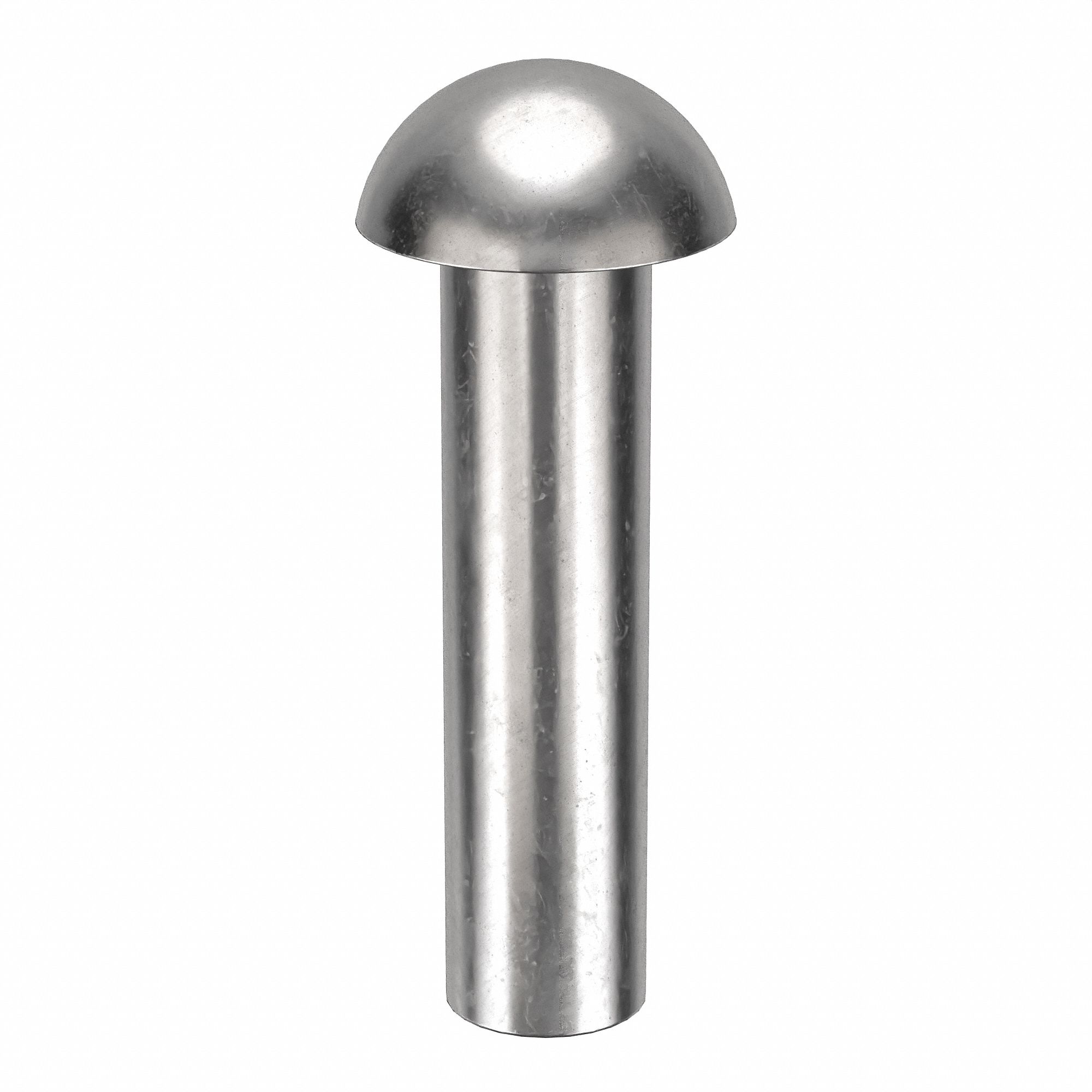 Inch, Dome, Solid Rivet,3/4 in L,Dome,PK50 - 6KU61|35F0612-EA-50 - Grainger
