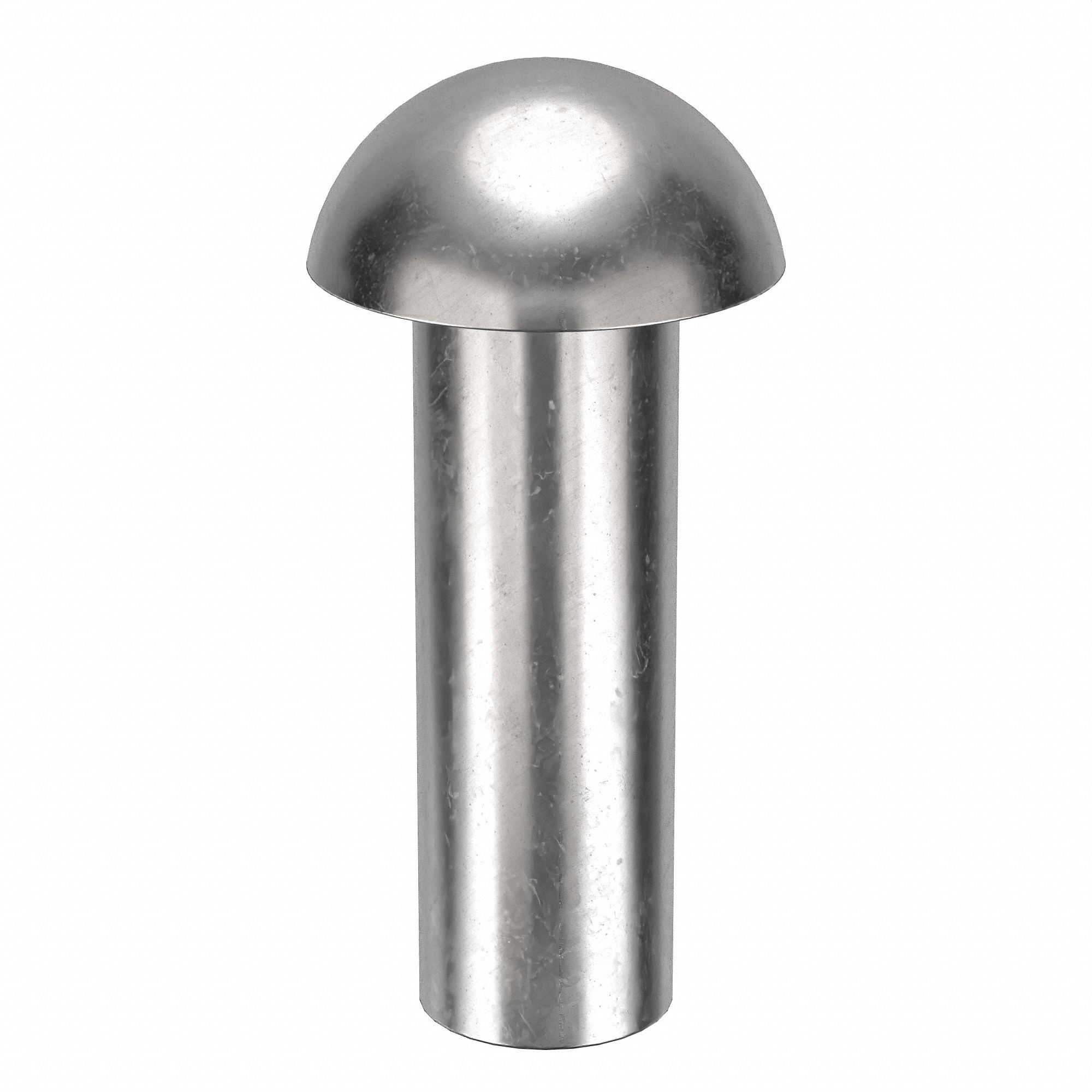 Inch, Dome, Solid Rivet,3/4 in L,Dome,PK25 - 6KU69|35F0812-EA-25 - Grainger