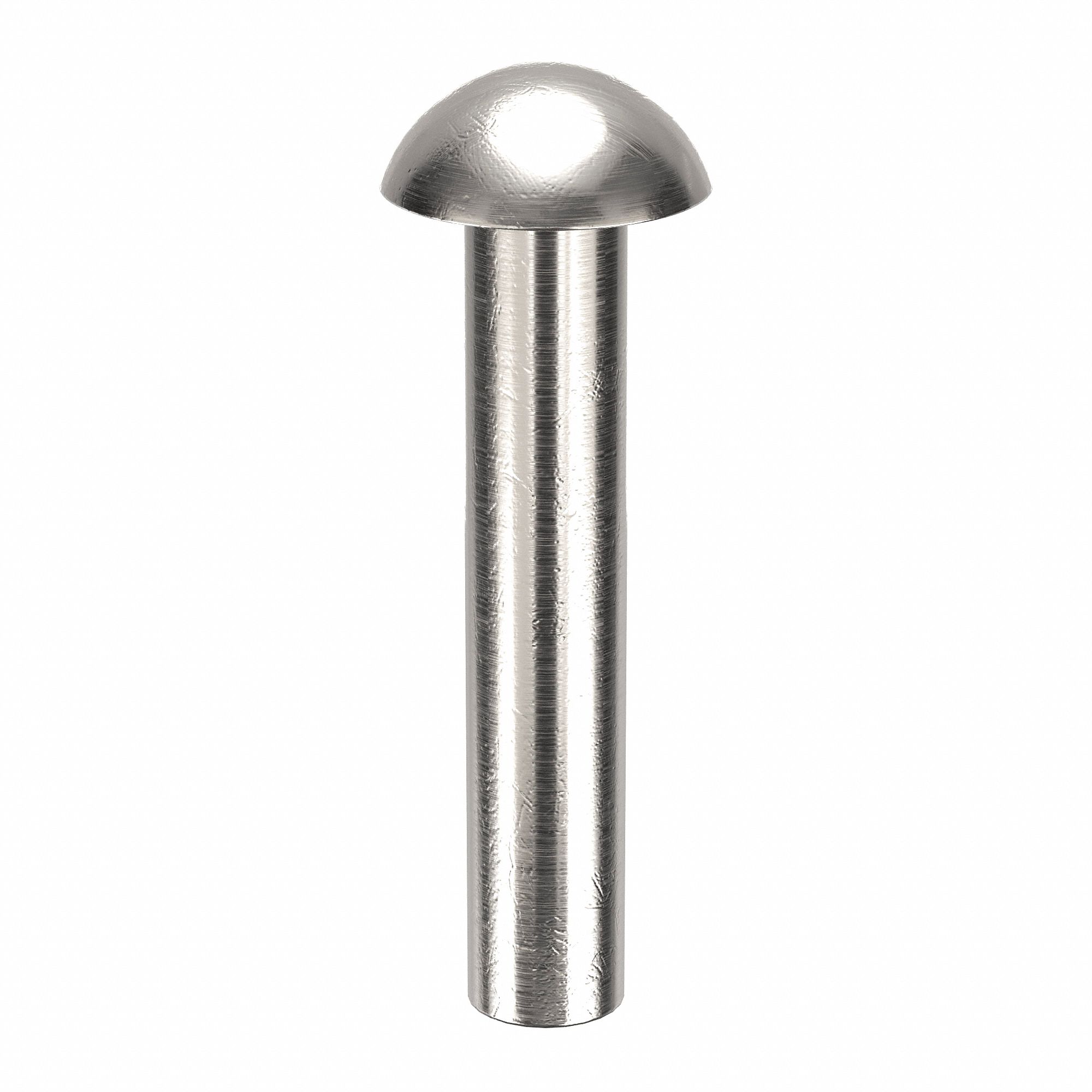 Inch, Dome, Solid Rivet,1/2 in L,Dome,PK250 - 6KU83|30A0308-EA-250 ...