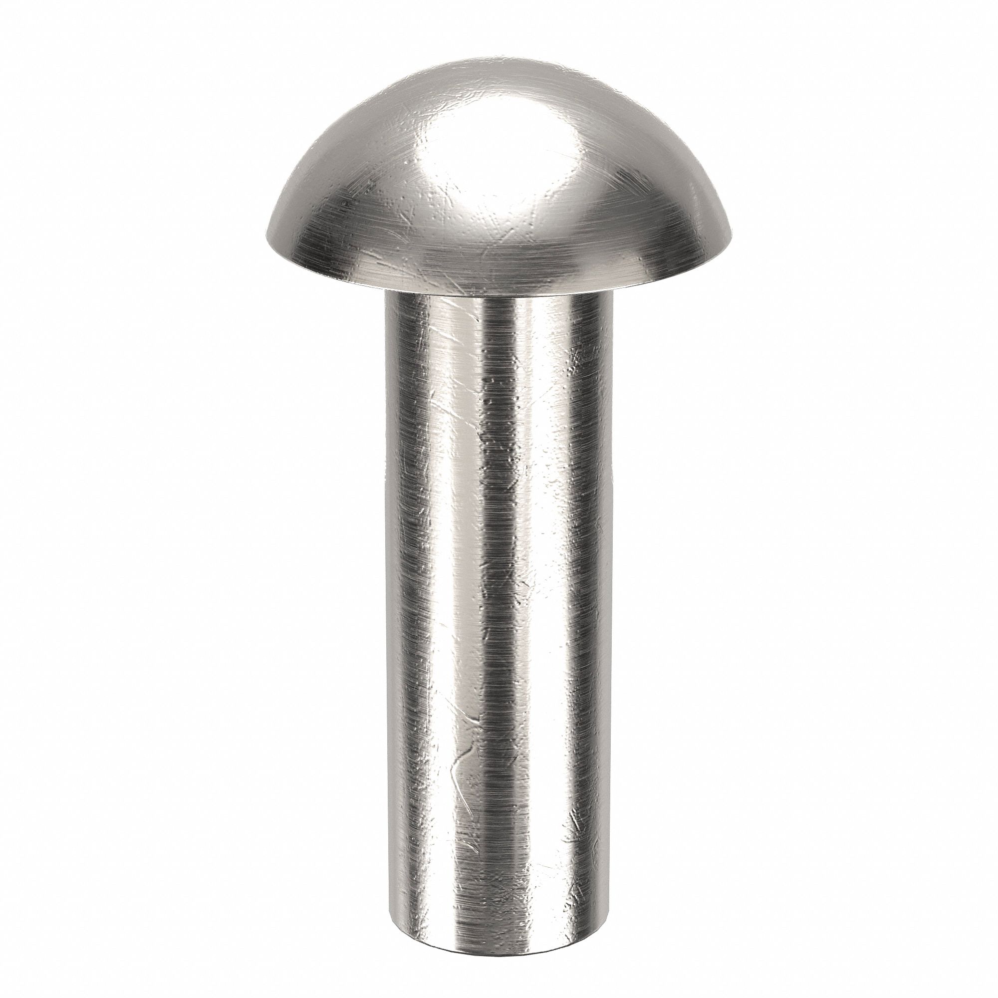 Inch, Dome, Solid Rivet,1/2 in L,Dome,PK250 - 6KU98|30A0508-EA-250 ...