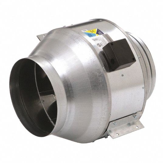 2,156 cfm Max., 14 in Duct, In-Line Duct Fan - 6KVY8|FKD 14 - Grainger