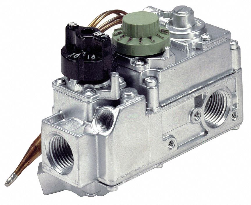 Gas Valve, 70,000 BtuH Capacity, NG/LP Gas Type - Grainger