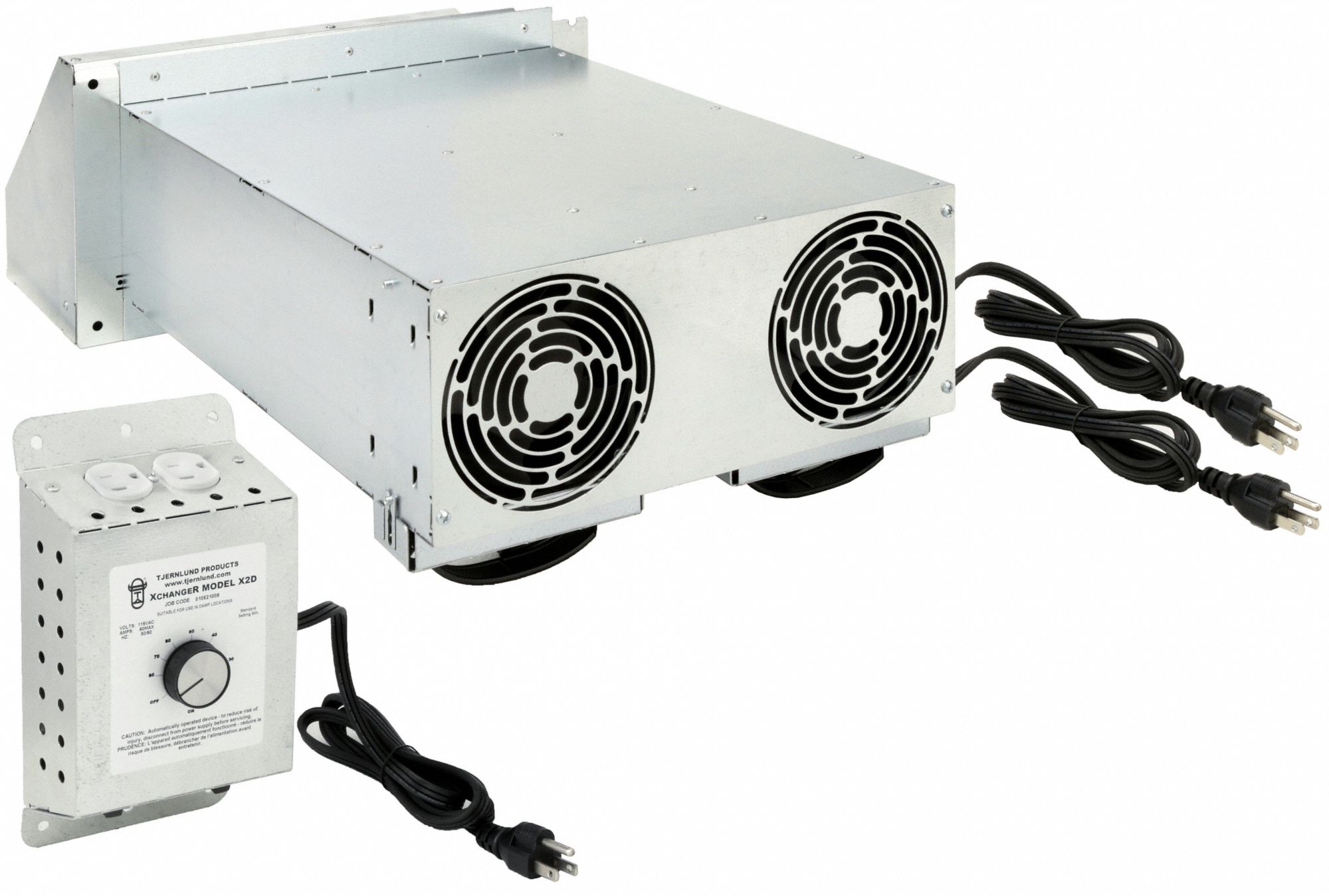 Reversible, 180 cfm Max Airflow, Basement Fan - 6KXZ0|X2D - Grainger