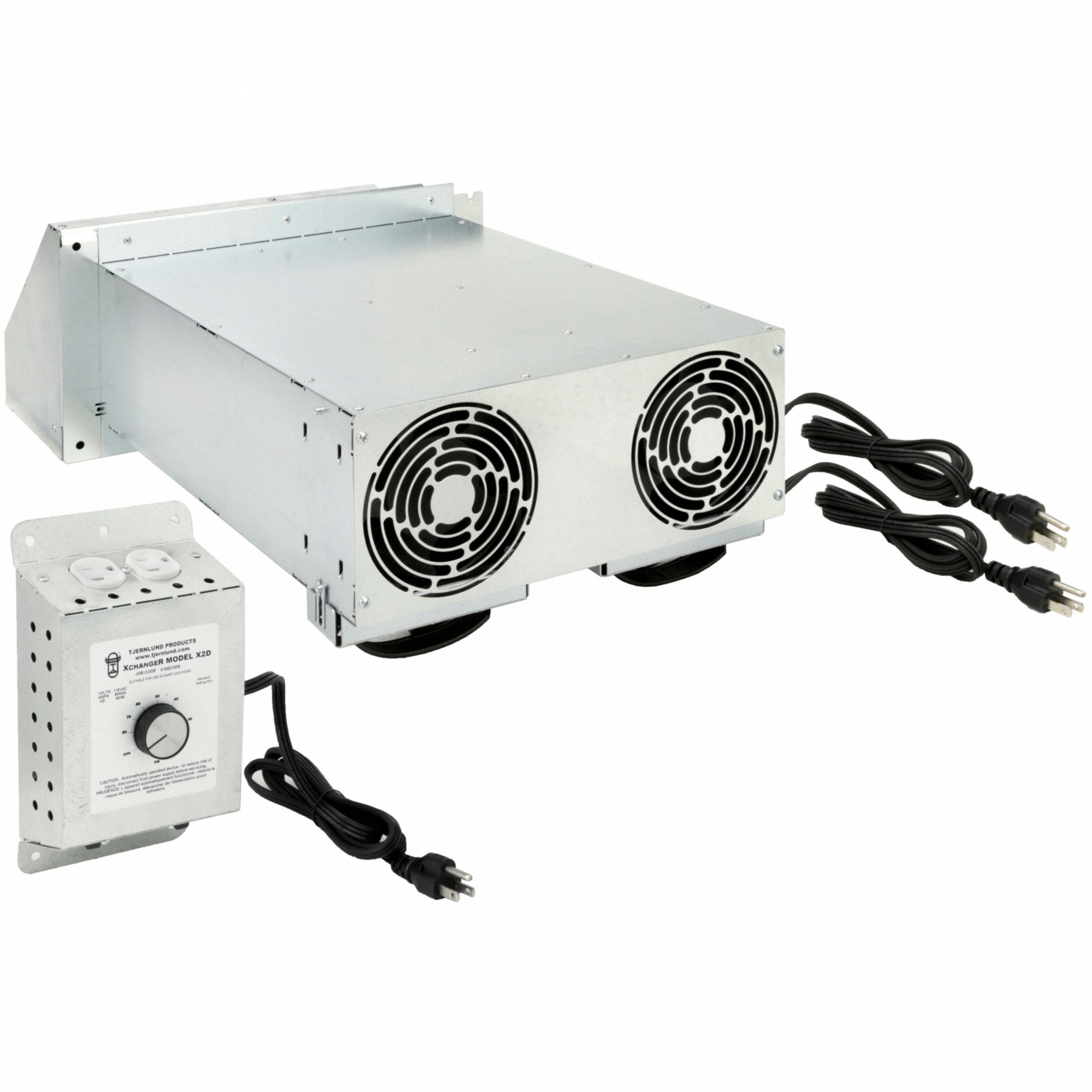Reversible, 180 cfm Max Airflow, Basement Fan - 6KXZ0|X2D - Grainger