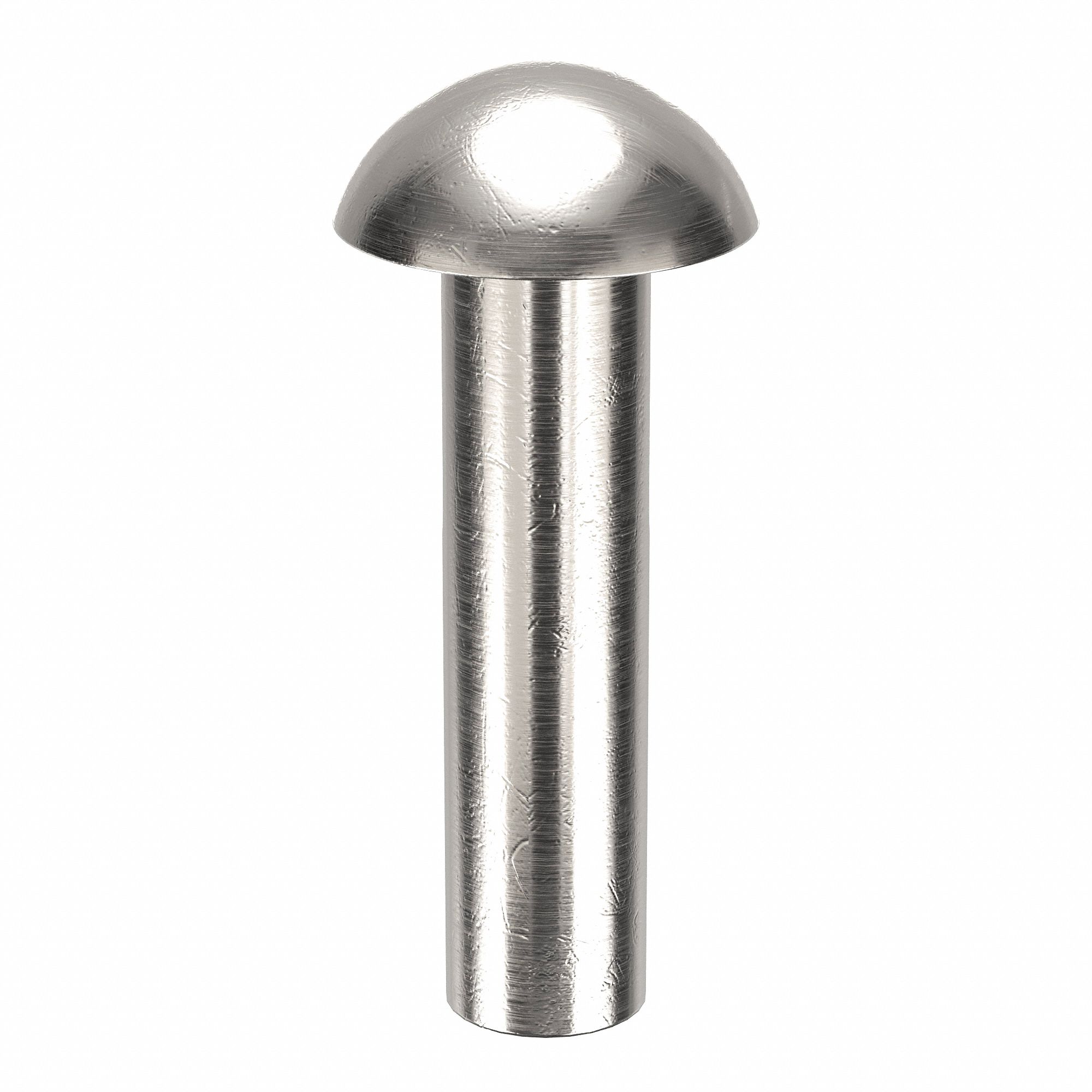 Inch, Dome, Solid Rivet,3/4 in L,Dome,PK100 - 6KY15|30A0612-EA-100 ...
