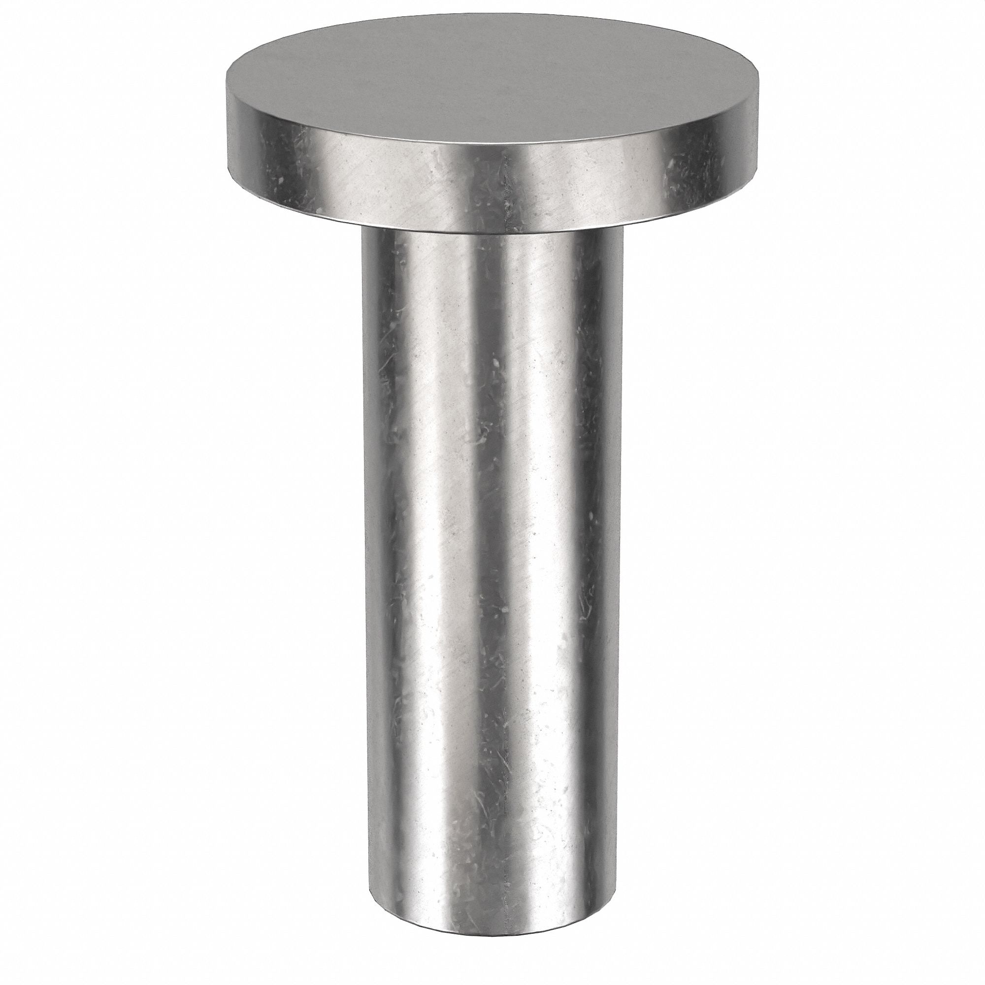 Inch, Flat, Solid Rivet,3/8 in L,Flat,PK100 - 6KY71|41F0406-EA-100 ...