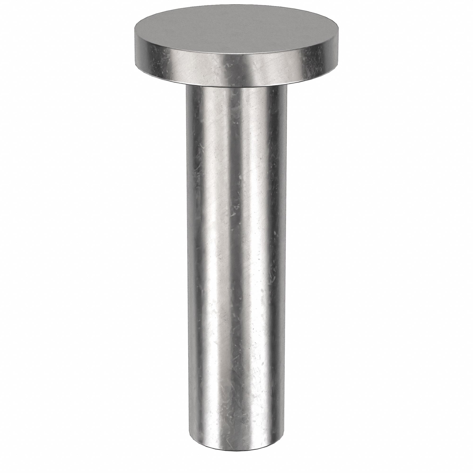 Inch, Flat, Solid Rivet,1 1/4 in L,Flat,PK50 - 6KY88|41F0620-EA-50 ...
