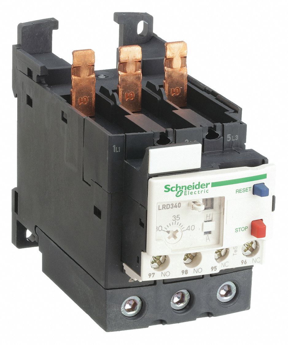 SCHNEIDER, Thermal Protection, 3 Poles, Overload Relay - 6KYC6|LRD340 ...