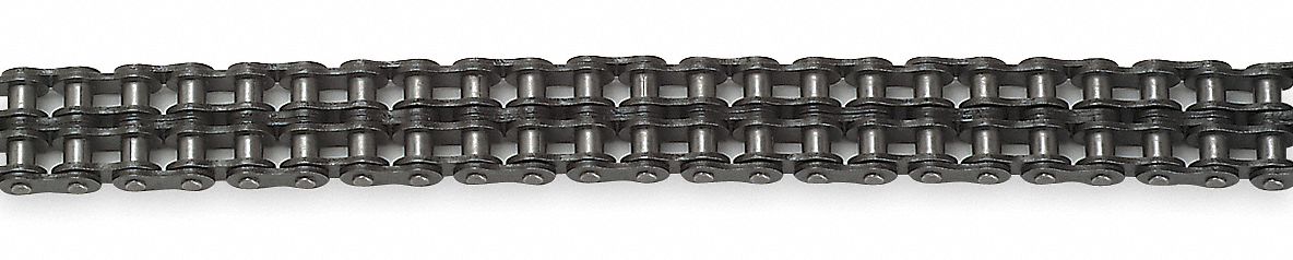 TSUBAKI, Double Strand, 100, Roller Chain - 6L489|100-2RIV - Grainger