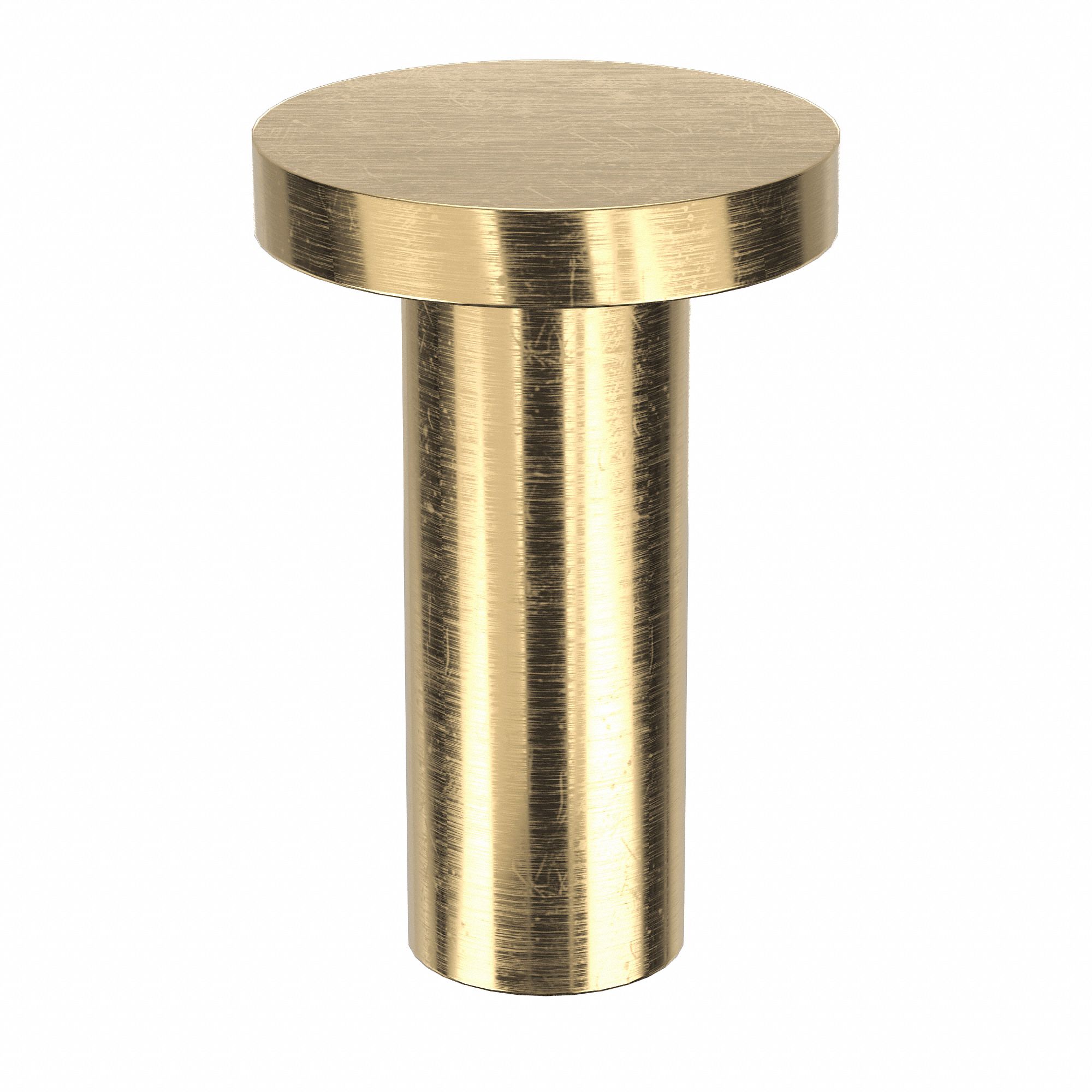 Inch, Flat, Solid Rivet,1/2 in L,Flat,PK150 - 6LA51|41B0608 - Grainger