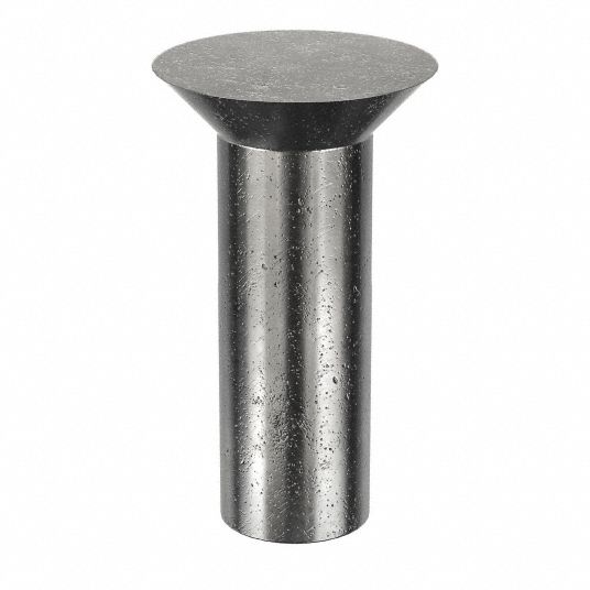 Inch, Countersunk, Solid Rivet,1/2 in L,Countersunk,PK220 - 6LA61 ...