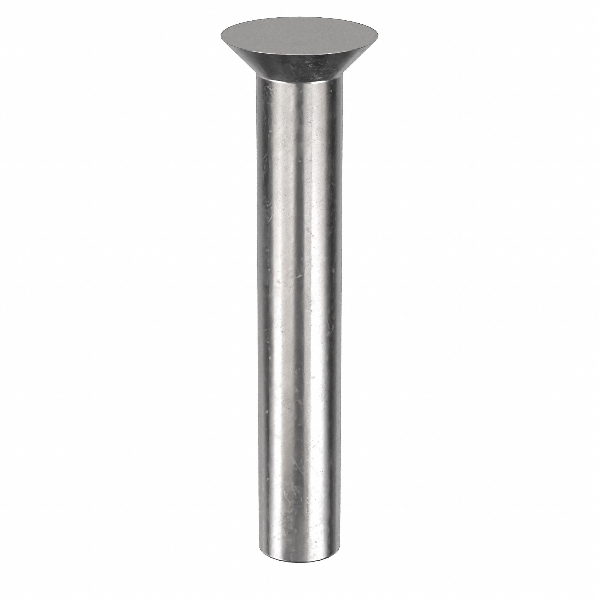 Inch, Countersunk, Solid Rivet,3/4 in L,Countersunk,PK100 - 6LA91 ...