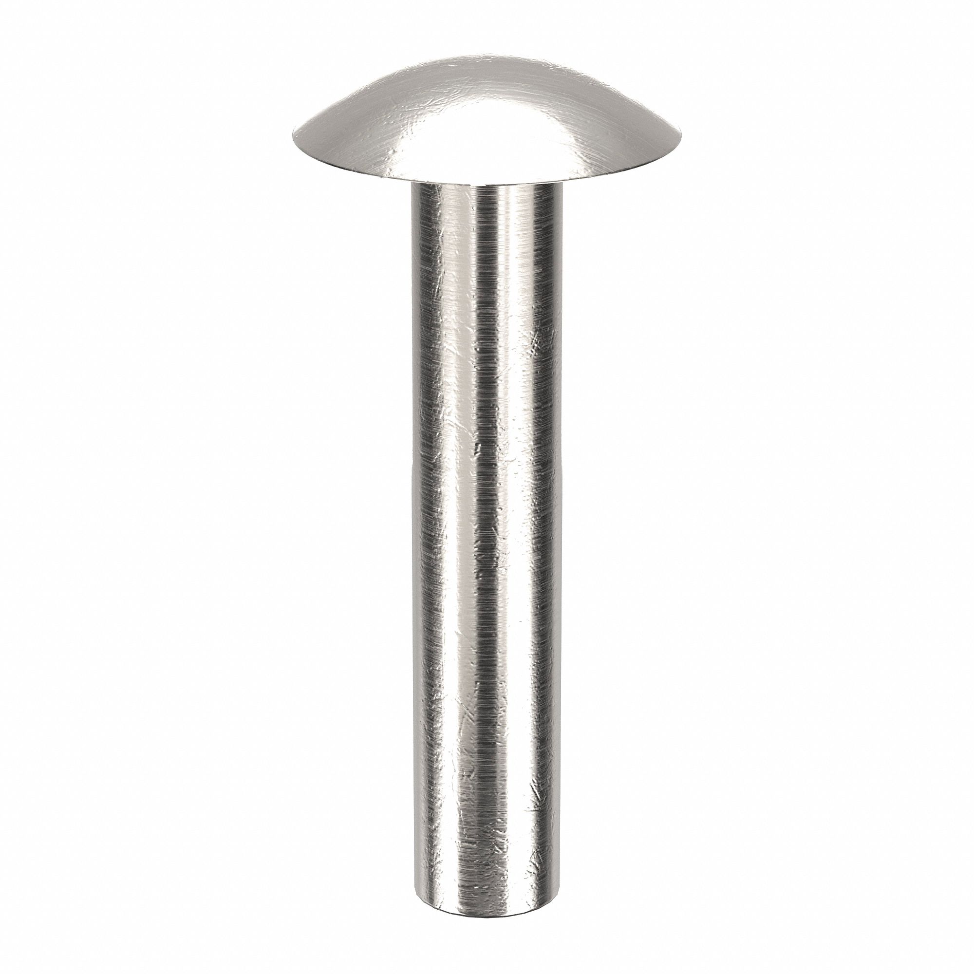 Inch, Brazier, Solid Rivet,1 in L,Brazier,PK100 - 6LB44|55A0616-EA-100 ...