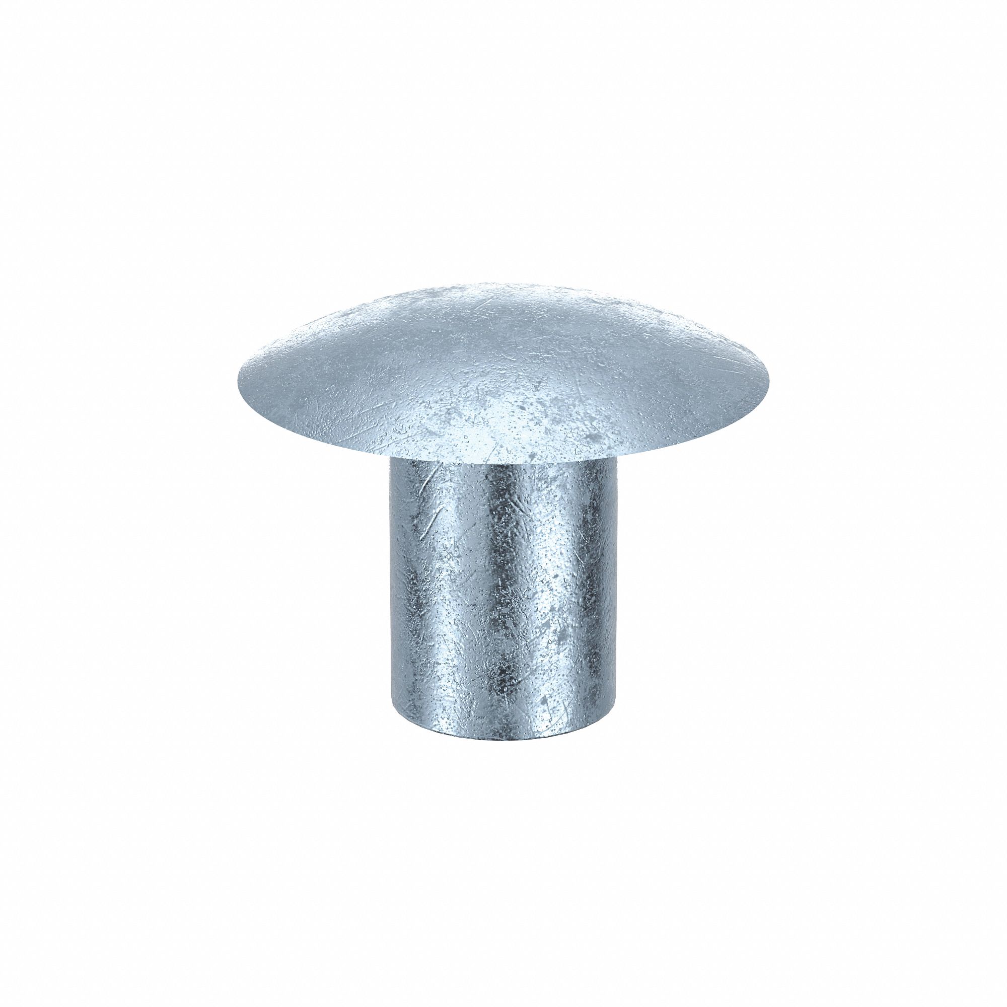 Inch, Dome, Solid Rivet,3/8 in L,Dome,PK100 - 6LB70|350806-2 - Grainger