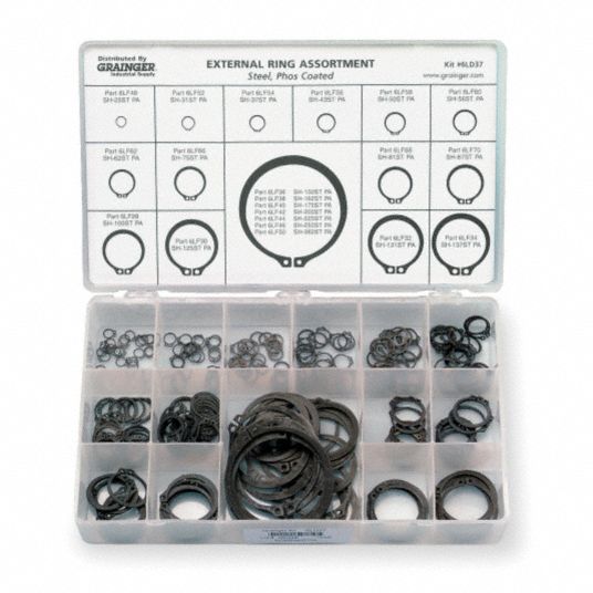 Assortment,Rotor Clip - Grainger